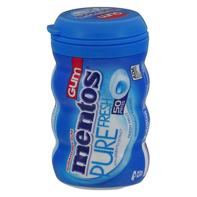 Mentos Pure Fresh Sugar Free Chewing Gum - Fresh Mint, 50 pc | Joe V's ...