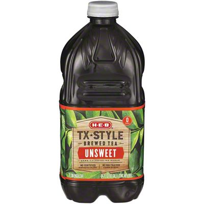 H-E-B Texas-Style Brewed Unsweet Iced Tea, 64 oz | Central Market ...
