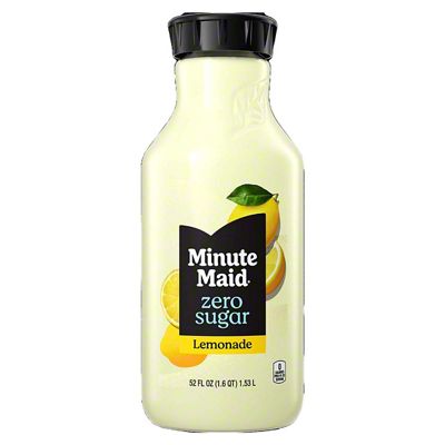 Minute Maid Zero Sugar Lemonade, 52 fl oz | Joe V's Smart Shop | Low ...