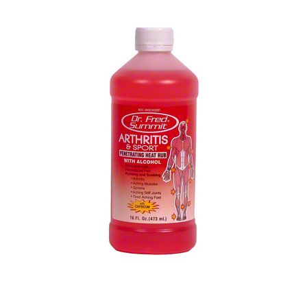 Dr. Fred Summit Sport & Arthritis Penetrating Heat Rub with Isopropyl ...