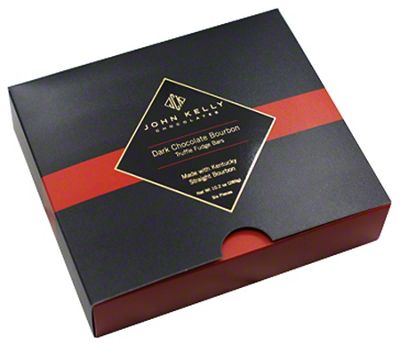 John Kelly Chocolates Dark Chocolate Bourbon Truffle Fudge Bars, 6 ct ...
