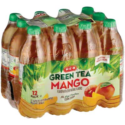 H-E-B Mango Green Tea 12 pk Bottles, 16.9 oz | Joe V's Smart Shop | Low ...