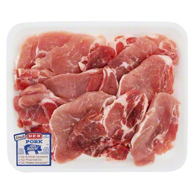 H-E-B Pork End Chops Bone-In Value Pack | Joe V's Smart Shop | Low ...