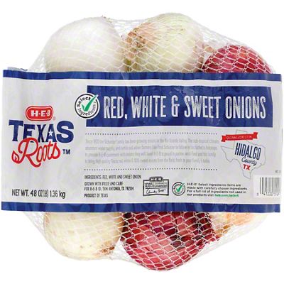 Fresh Tri-Color Onions, 3 lb bag | Joe V's Smart Shop | Low Prices ...