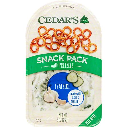 Cedar's Tzatziki with Pretzels Snack Pack, 3 oz | Central Market ...