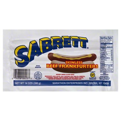 Sabrett Skinless Beef Frankfurters, 14 oz | Central Market - Really ...