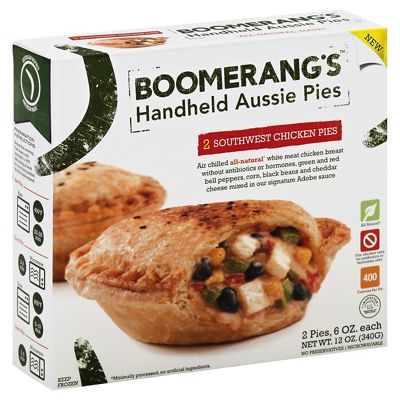 Boomerang's Southwest Chicken Handheld Aussie Pies, 2 ct | Central ...