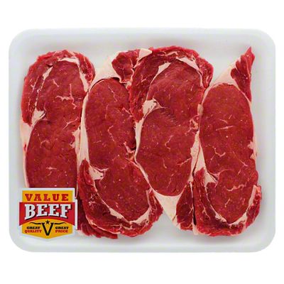 Fresh Beef Ribeye Steak Boneless Value Beef Value Pack | Central Market ...