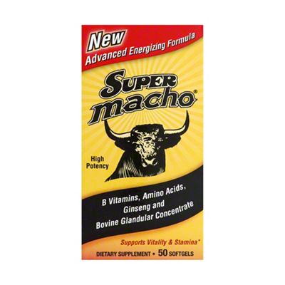 Super Macho Dietary Supplement Softgels, 50 ct | Joe V's Smart Shop ...