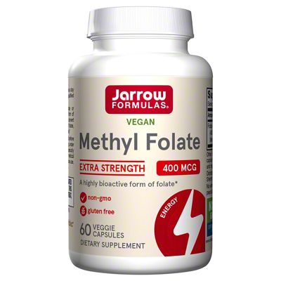 Jarrow Formulas Methyl Folate Capsules - 400 mcg, 60 ct | Central ...