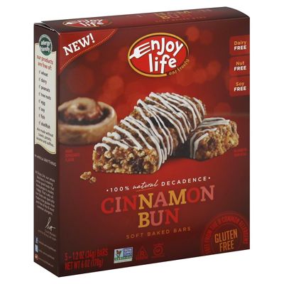 Enjoy Life Cinnamon Bun Soft Baked Bars, 5 ct | Central Market - Really ...