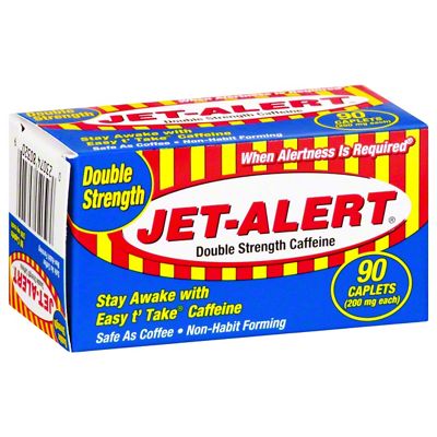 Jet Alert Double Strength Caffeine 200 mg Caplets, 90 ct | Central ...