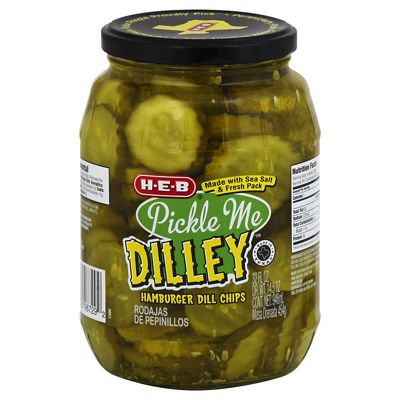 H-E-B Pickle Me Dilley Hamburger Dill Chips, 32 oz | Joe V's Smart Shop ...