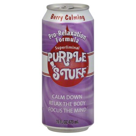 Purple Stuff Pro-Relaxation Formula Berry Calming Soda, 16 oz | Central ...