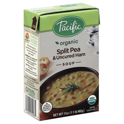 Pacific Foods Organic Split Pea & Uncured Ham Soup, 17 oz | Central ...