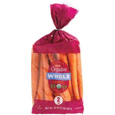 H-E-B Organics Fresh Whole Carrots, 2 lbs | Joe V's Smart Shop | Low ...