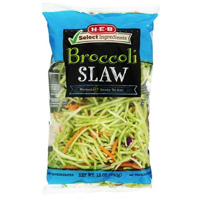 H-E-B Broccoli Slaw, 12 oz | Central Market - Really Into Food