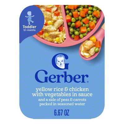 Gerber Mealtime for Toddler - Yellow Rice & Chicken with Vegetables in ...
