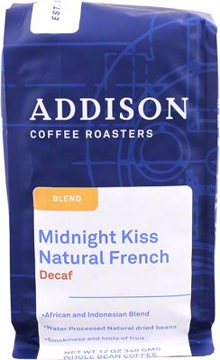 Addison Coffee Roasters Natural Decaf Midnight Kiss Coffee, 12 oz ...