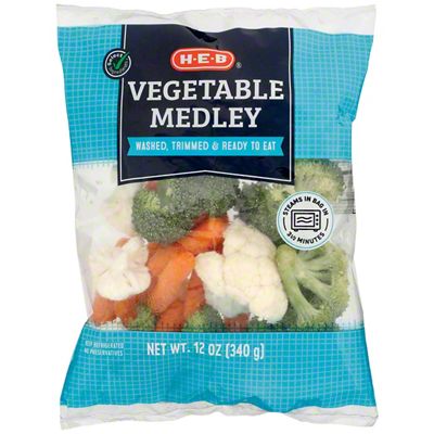 H-E-B Fresh Steamable Vegetable Medley, 12 oz | Joe V's Smart Shop ...