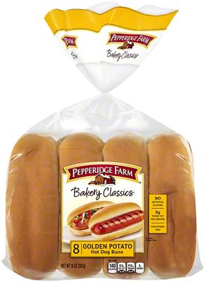 Pepperidge Farm Golden Potato Hot Dog Buns, 8 ct | Central Market ...
