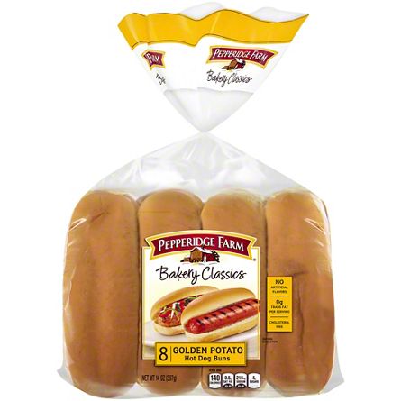 Pepperidge Farm Golden Potato Hot Dog Buns, 8 ct | Central Market ...