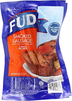 Fud Smoked Sausage, 3 ct, 40 oz | Joe V's Smart Shop | Low Prices ...