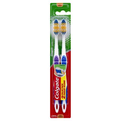 Colgate Classic Clean Toothbrush - Soft, 2 ct | Joe V's Smart Shop ...