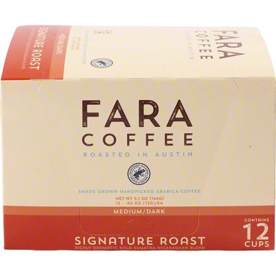 Fara Coffee Signature Roast Single Serve Coffee Cups, 12 ct | Central ...