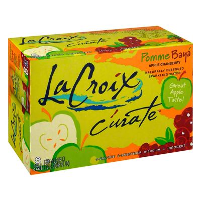 LaCroix Curate Sparkling Apple Berry Water 12 oz Cans, 8 pk | Central ...