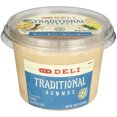 H-E-B Deli Traditional Hummus, 16 oz | Joe V's Smart Shop | Low Prices ...