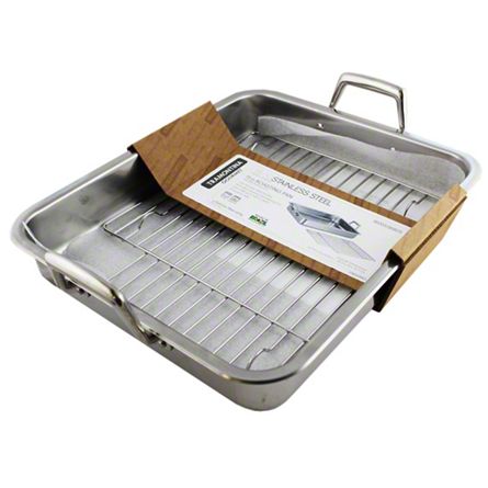 Tramontina Prima 15 in Roasting Pan With Basting Grill, 1 EACH ...