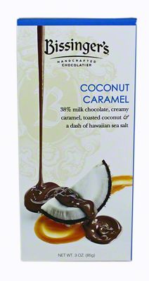 Bissinger Coconut Caramel Chocolate Bar, 3 oz | Central Market - Really ...