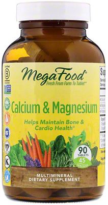 Megafood Calcium & Magnesium Multimineral Tablets, 90 ct | Central ...