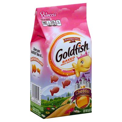 Pepperidge Farm Goldfish Princess Cheddar Backed Snack Crackers, 6.6 oz ...