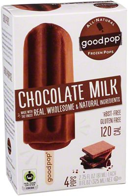 GoodPop Chocolate Milk Pops, 4 ct | Central Market - Really Into Food