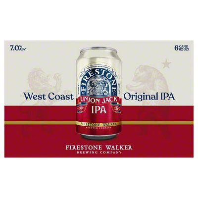Firestone Walker Union Jack IPA Beer 12 oz Cans, 6 pk | Central Market ...