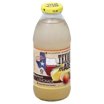 Texas Made Fredericksburg Peach Lemonade, 16 oz | Central Market - Really Into Food