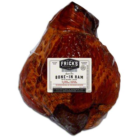 Frick's Fully Cooked Bone-in Hardwood-Smoked Super Trim Whole Ham ...