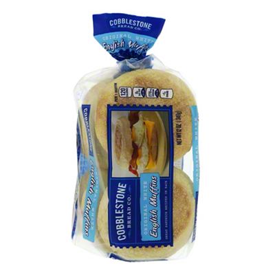 Cobblestone Bread Co. Original White English Muffins, 12 oz | Central Market - Really Into Food