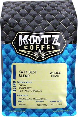 Katz Coffee Katz Best Blend Whole Bean, 12 oz | Central Market - Really ...