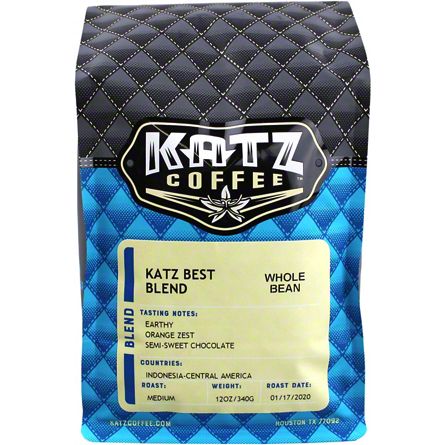 Katz Coffee Katz Best Blend Whole Bean, 12 oz | Central Market - Really ...