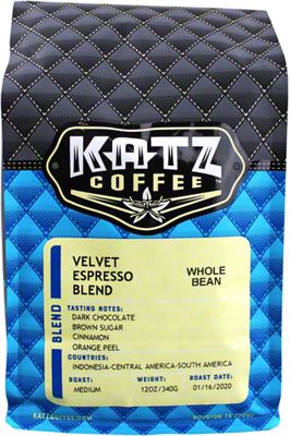 Katz Velvet Espresso Blend Whole Bean Coffee, 12 oz | Central Market ...