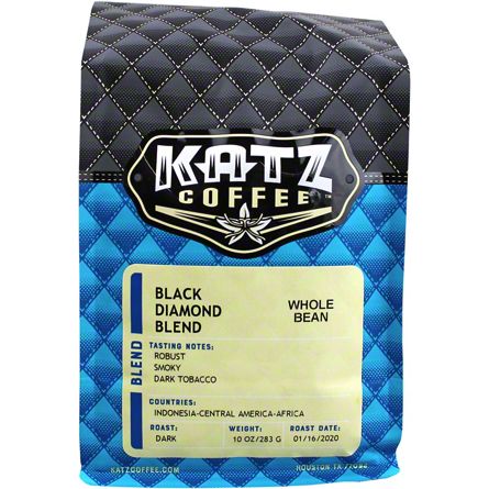 Katz Coffee Black Diamond Blend Whole Bean, 12 oz | Central Market ...