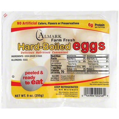 Almark Hard Boiled Eggs, 6 ct | Joe V's Smart Shop | Low Prices ...