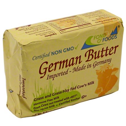 Fond O Foods German Butter, 8.8 oz | Central Market - Really Into Food