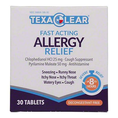 TexaClear Allergy Relief Tablets, 30 ct | Central Market - Really Into Food
