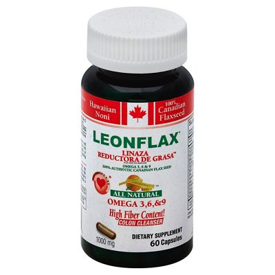 Leonflax All Natural Omega 3 6 & 9 Colon Cleanser, 60 ct | Joe V's ...