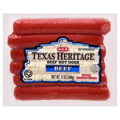 H-E-B Texas Heritage Beef Hot Dogs, 6 ct | Central Market - Really Into ...