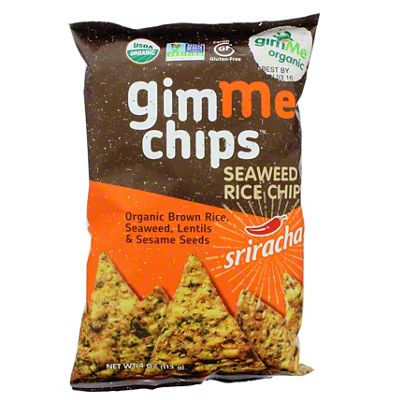 Gimme Organic Sriracha Seaweed Rice Chips, 4 oz | Central Market ...